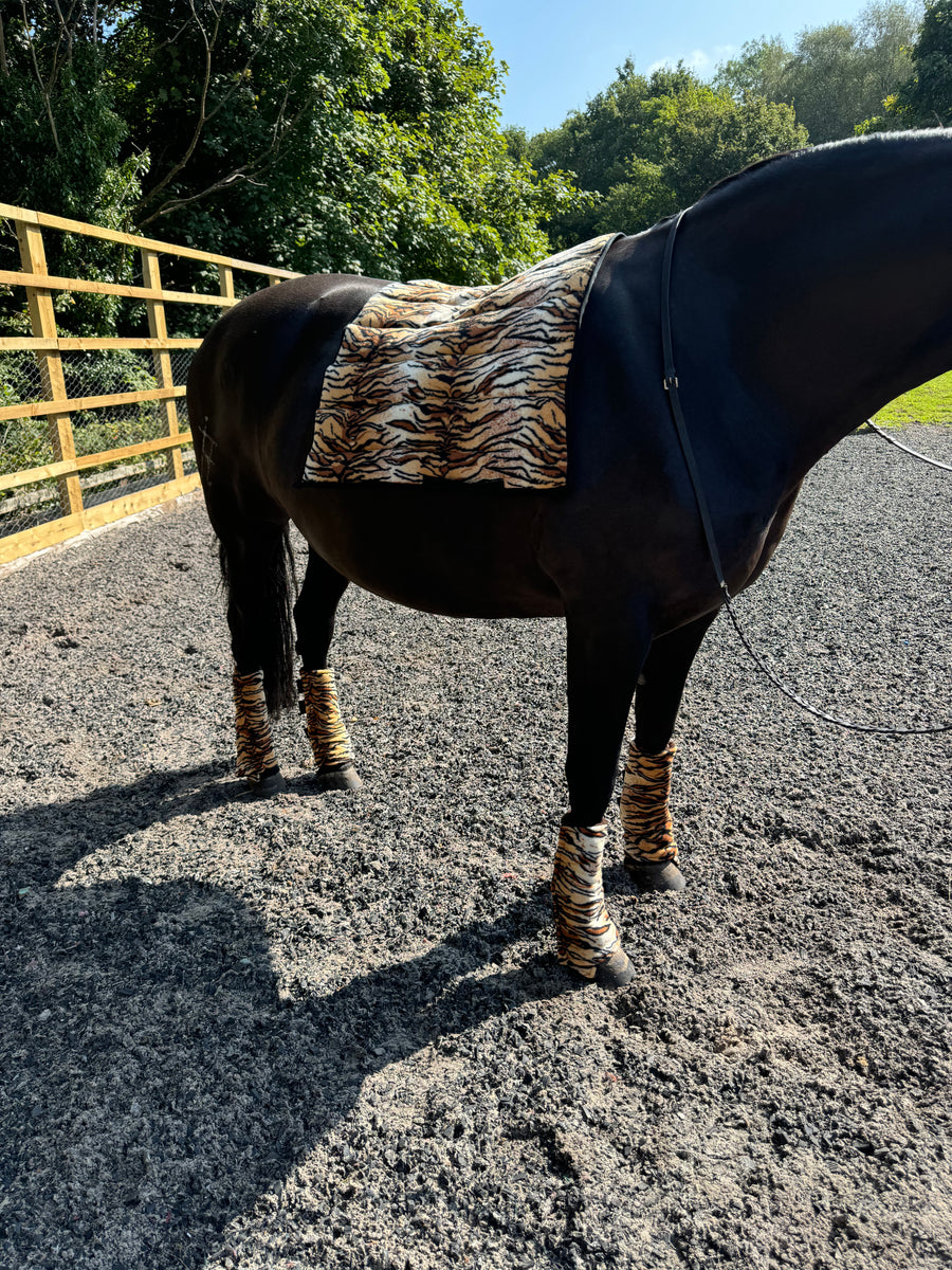 Tiger print saddle pads – Horse and Pony Boutique